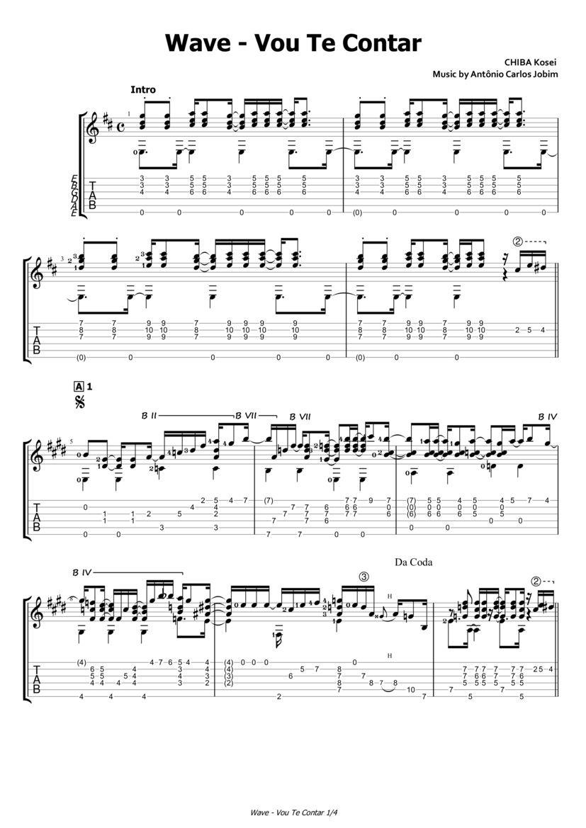 Wave Jobim Chords