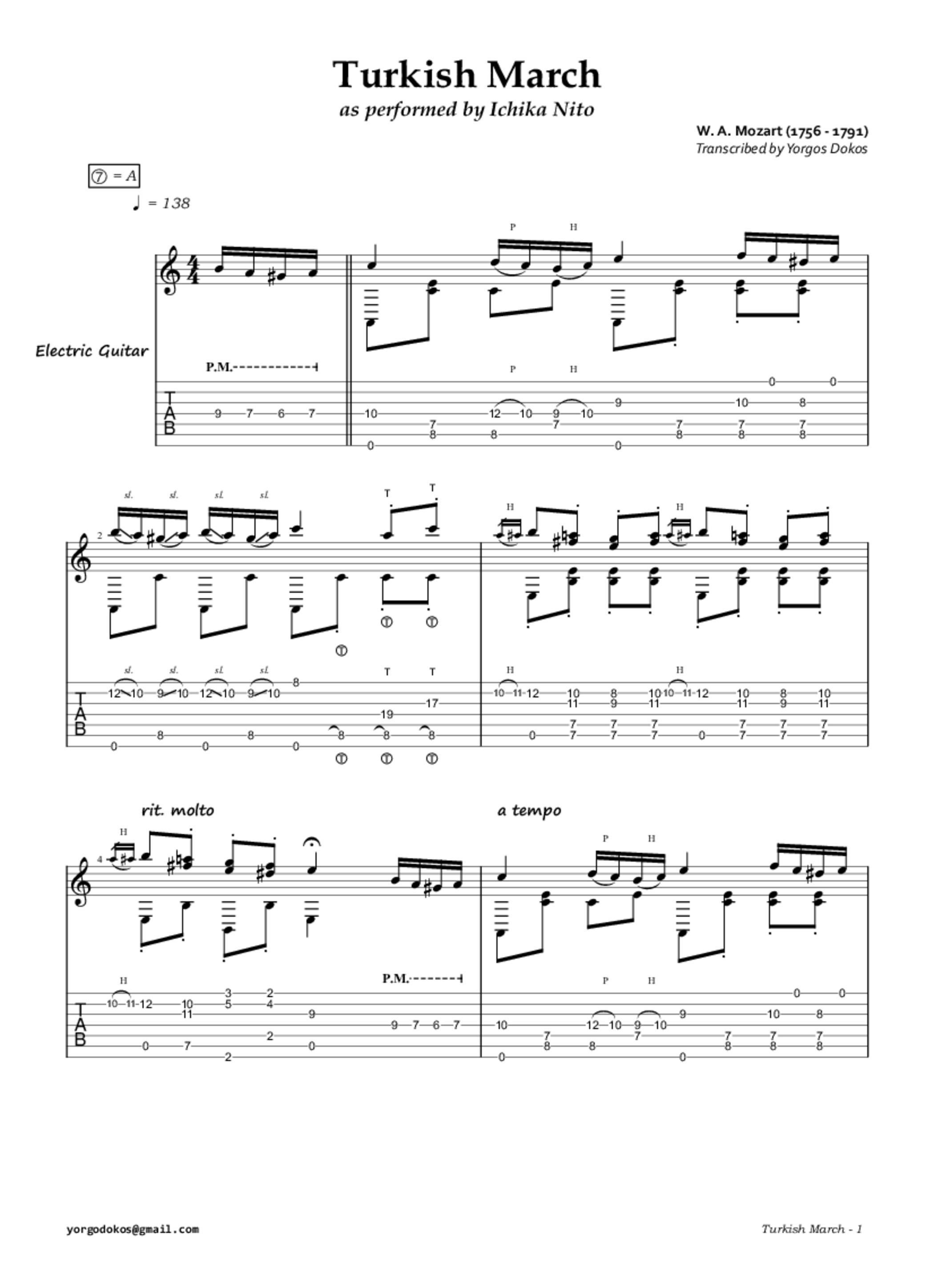 When they say that you cant play classical music Tab - Ichika Nito